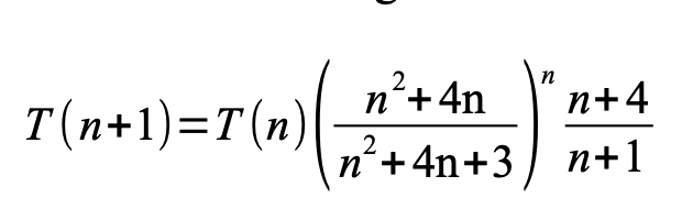 Consider A Certain Algorithm Whose Complexity Is