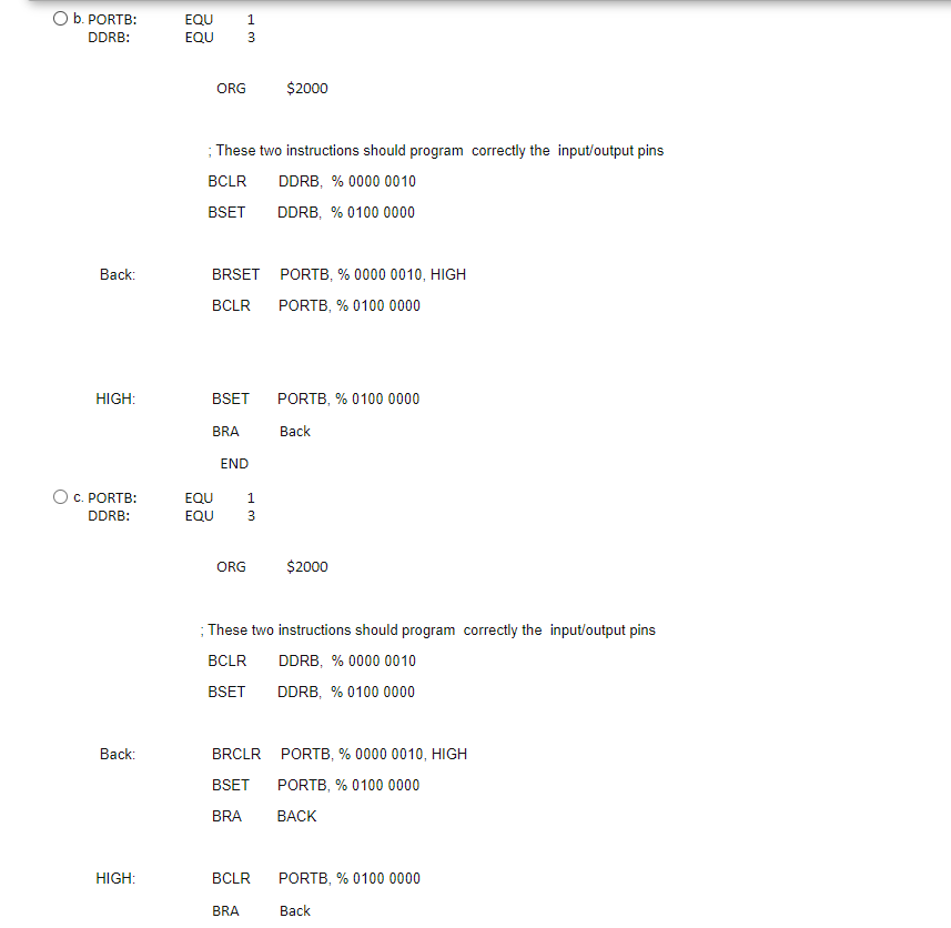 A switch is connected to pin PB1 and an LED to pin | Chegg.com