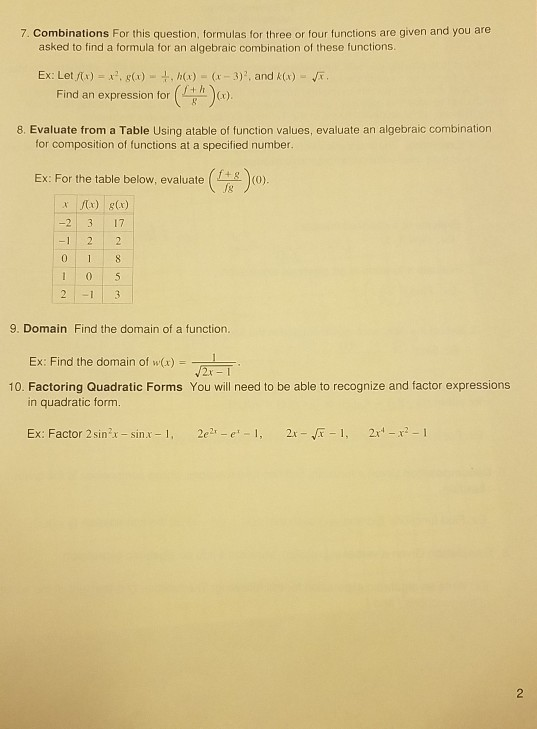 Solved 7. Combinations For this question, formulas for three | Chegg.com