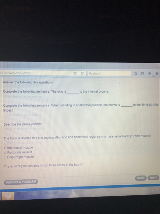 Solved Complete the following sentence. The skin is ____ to | Chegg.com