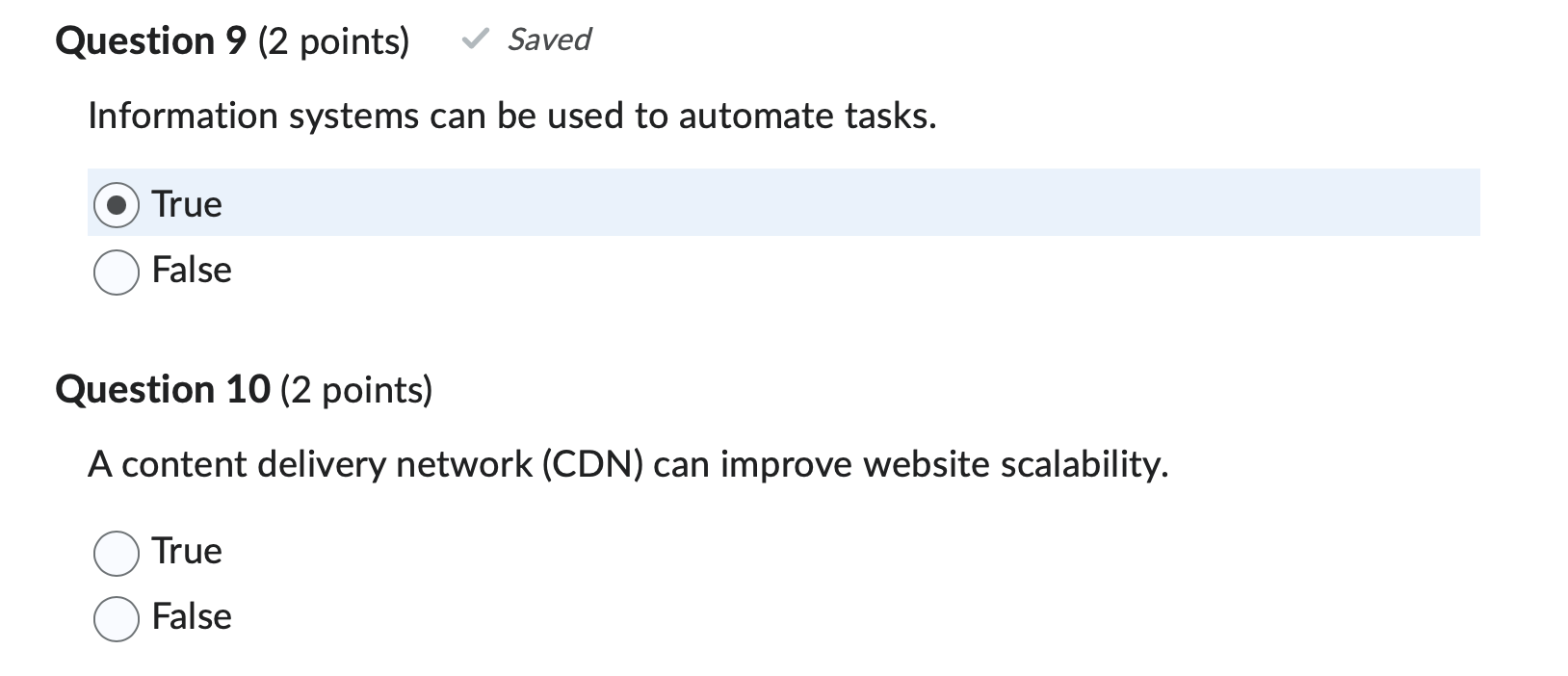 Solved Information systems can be used to automate tasks. | Chegg.com