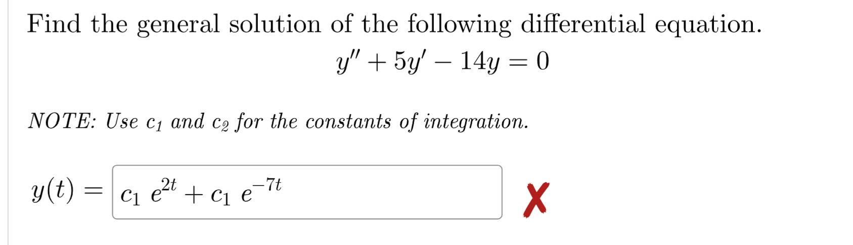 Solved Find the general solution of the following | Chegg.com