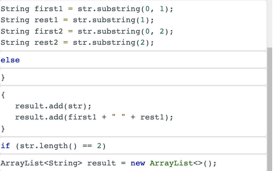 Solved Rearrange the following lines of code to produce a | Chegg.com