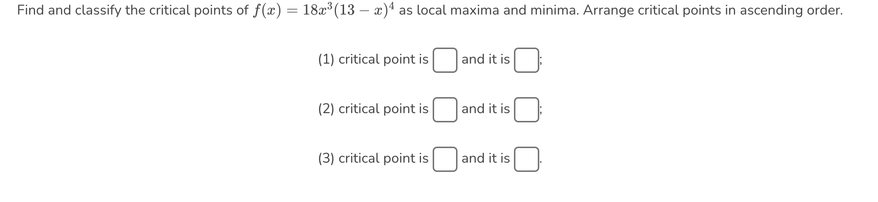 Solved Find and classify the critical points of | Chegg.com