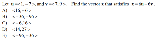 Solved Let u= . Find the vector x that | Chegg.com