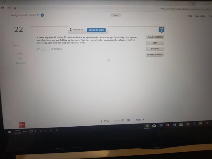Solved https//newconnect mbedxation Assignment 3 Spring 19 6 | Chegg.com
