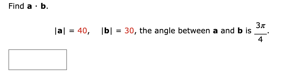Solved Find a . b. a = 7i + j, b = 1 – 3j + k Find a : b. | Chegg.com