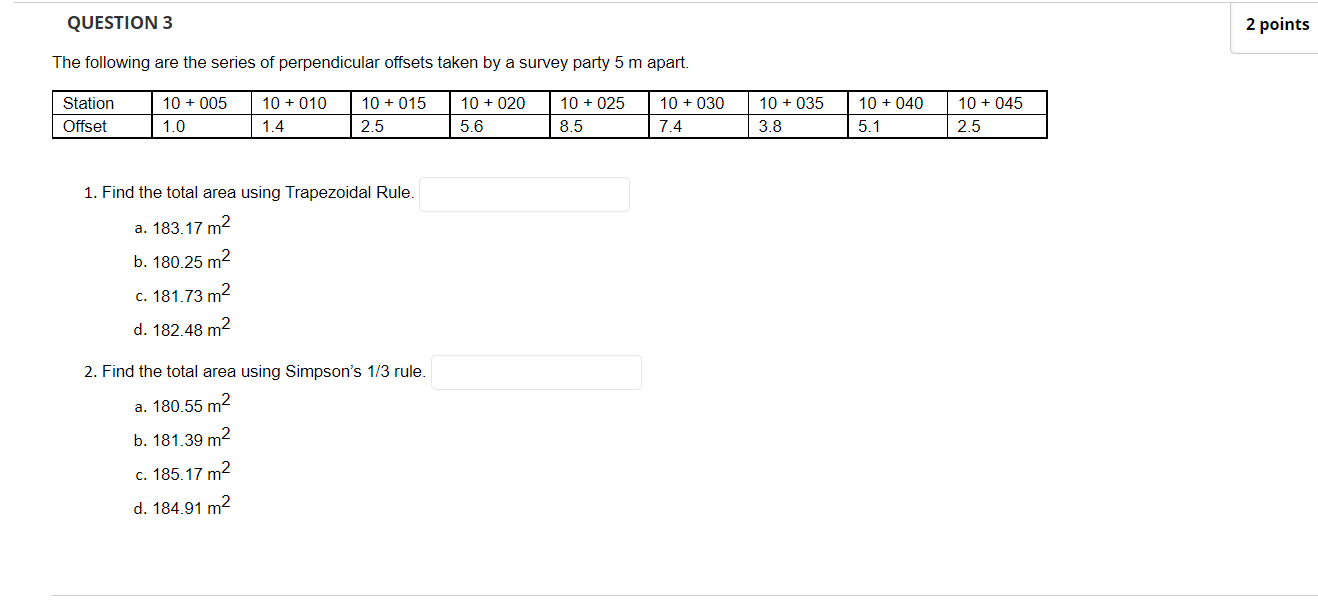 Solved QUESTION 3 2 points The following are the series of | Chegg.com