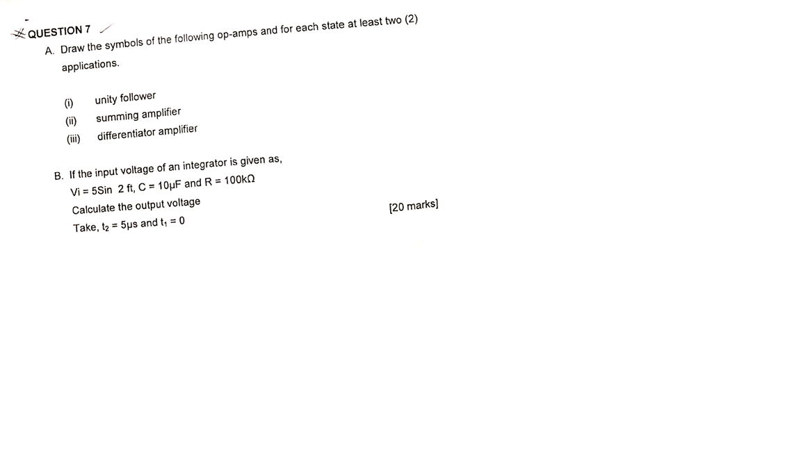Solved QUESTION 7A. ﻿Draw the symbols of ﻿the following | Chegg.com