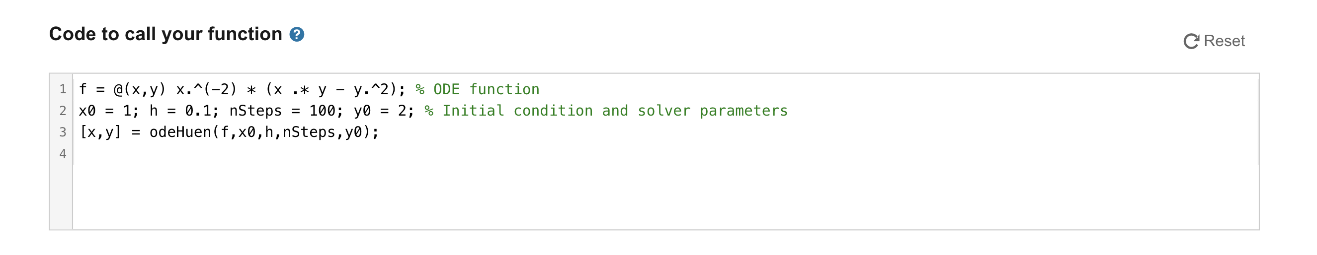 Solved Huen's Method for Numerically Integrating ODE's My | Chegg.com