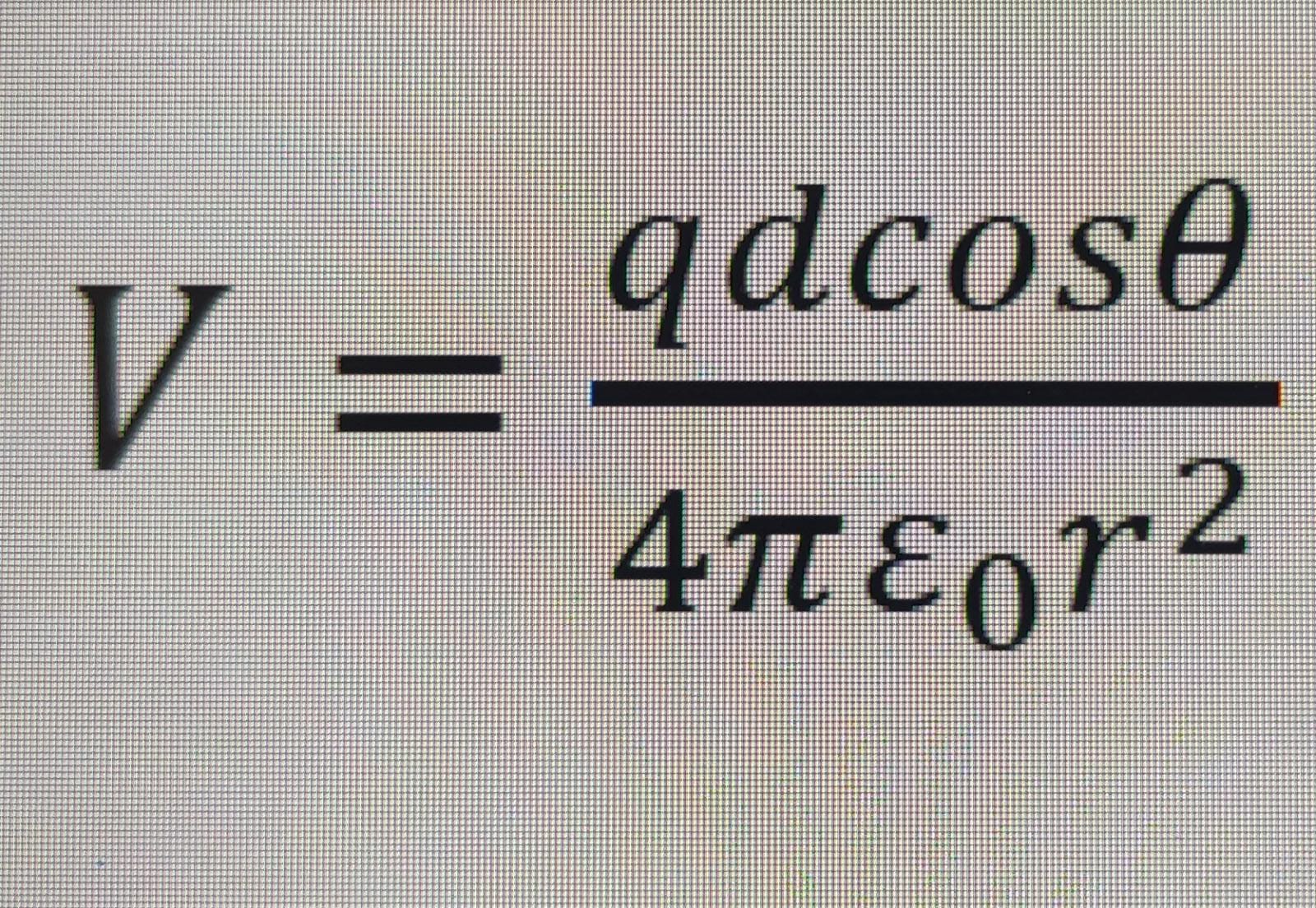 Solved The vector v is given.is the electrical potential | Chegg.com