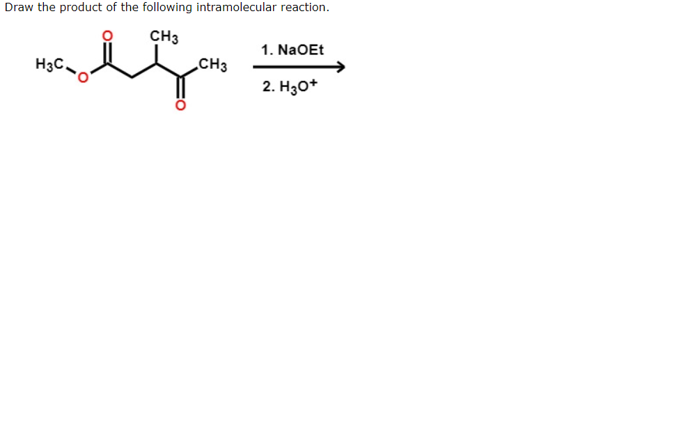 Solved Draw the product of the following intramolecular | Chegg.com
