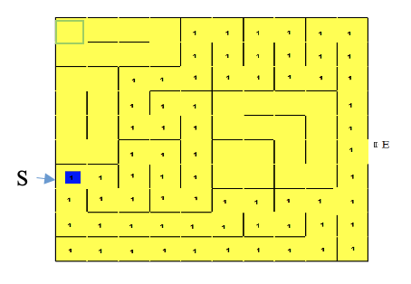 Solved The maze below can be seen as a 10x10 grid of squares | Chegg.com