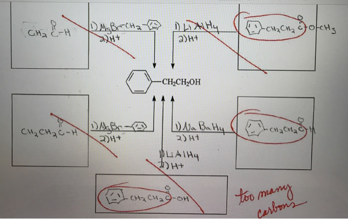 Solved a)H+ CH2CH2OH 2) Hi | Chegg.com
