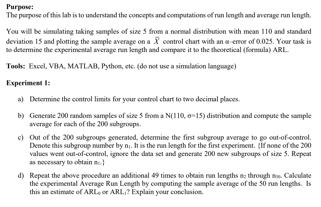 Purpose: The purpose of this lab is to understand the | Chegg.com