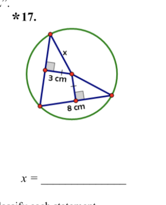 Solved ∗17. x= | Chegg.com