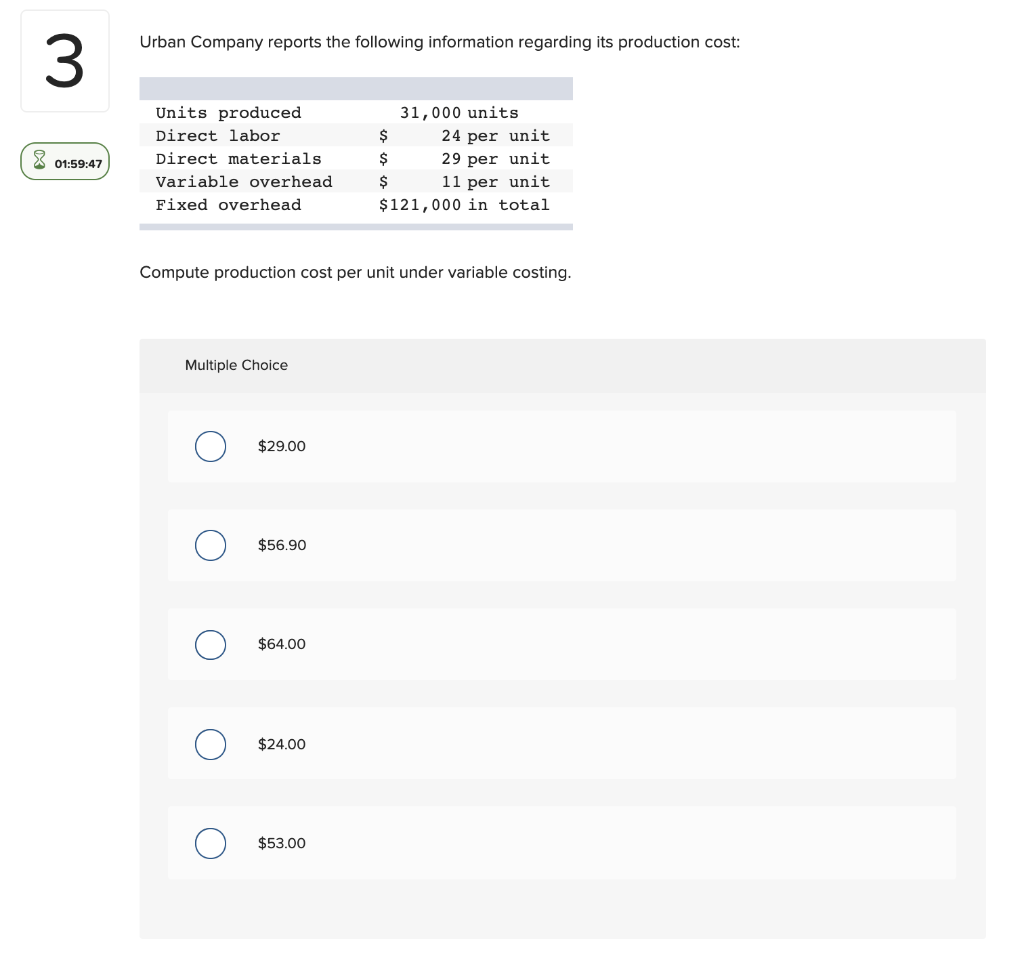 Solved Urban Company reports the following information | Chegg.com