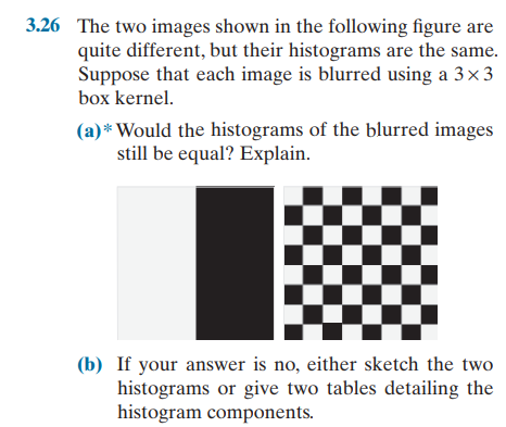 Solved 3.26 The two images shown in the following figure are | Chegg.com