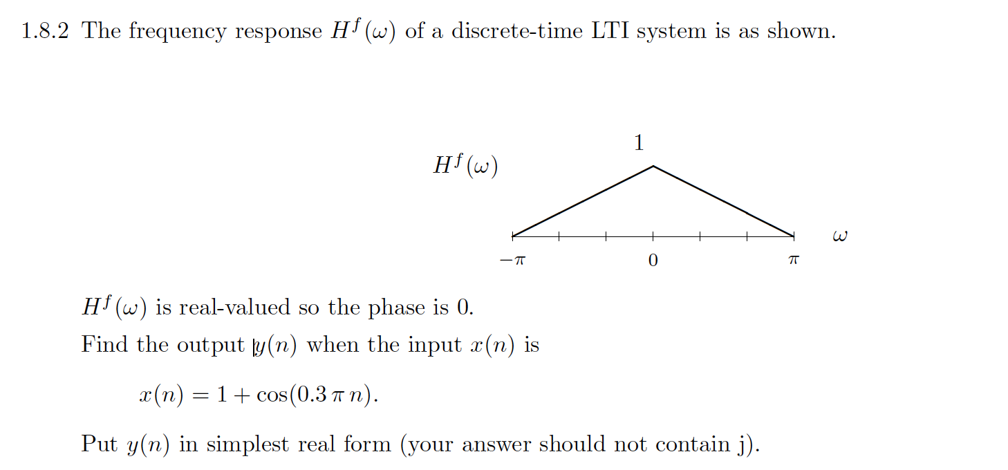 Solved You can express the cosine signal in complex form and | Chegg.com
