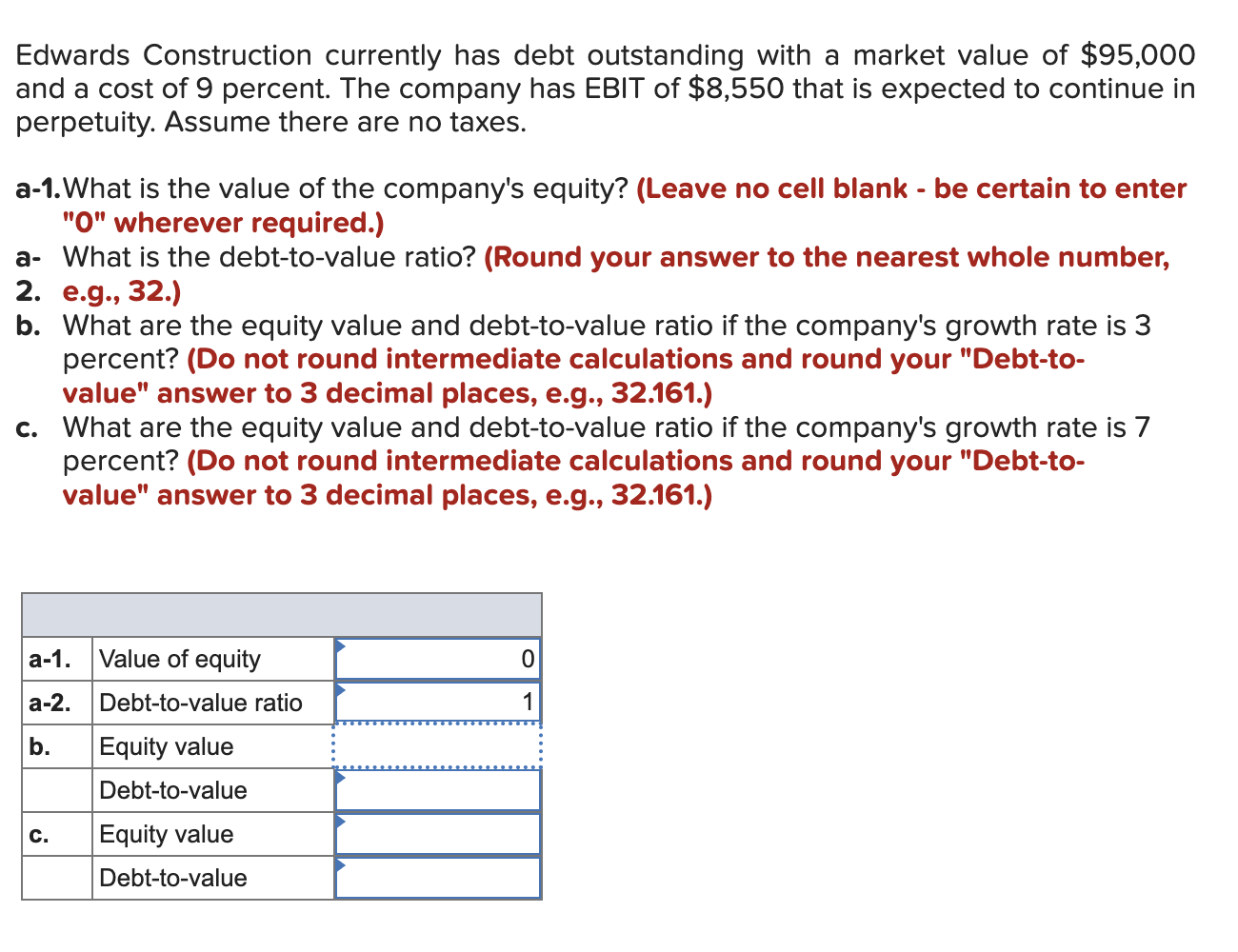 Solved Edwards Construction currently has debt outstanding | Chegg.com