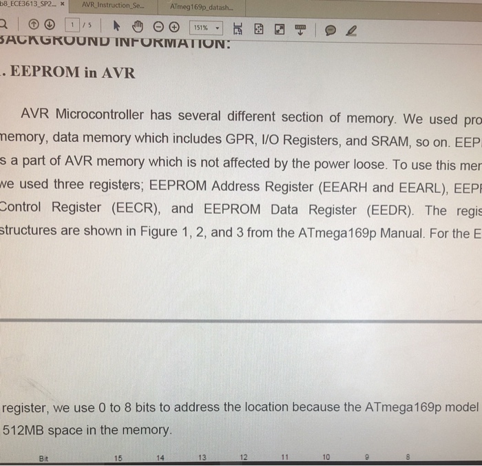 Advanced AVR Programming Assembly Spring 2018 | Chegg.com
