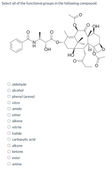Solved Identify all of the functional groups in Crixivan, an | Chegg.com