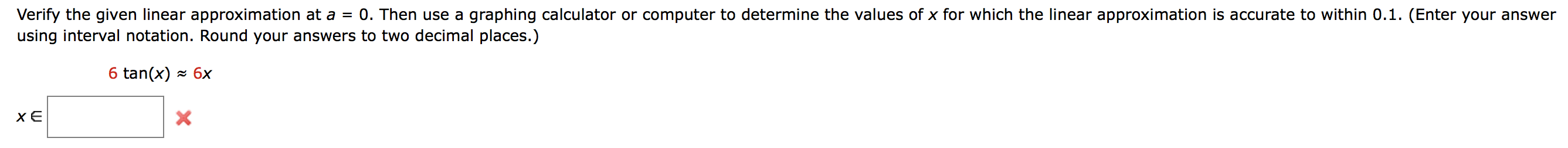 Solved Verify the given linear approximation at a = 0. Then | Chegg.com