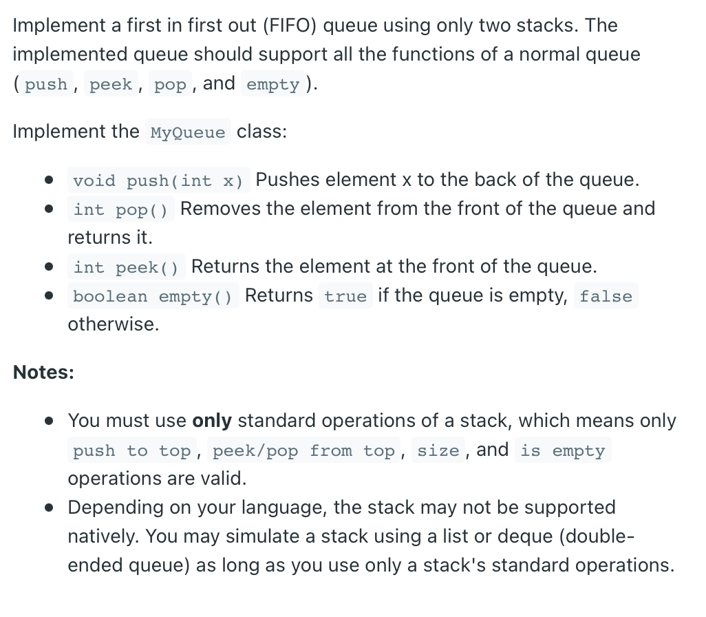 Solved Implement a first in first out (FIFO) queue using | Chegg.com
