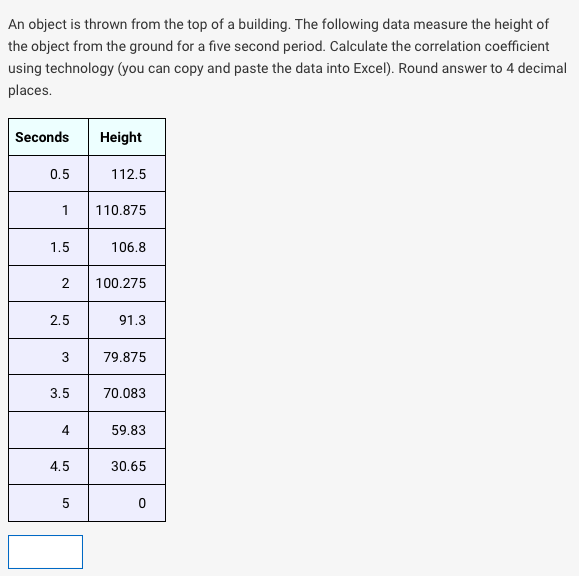 Solved: An Object Is Thrown From The Top Of A Building. Th... | Chegg.com