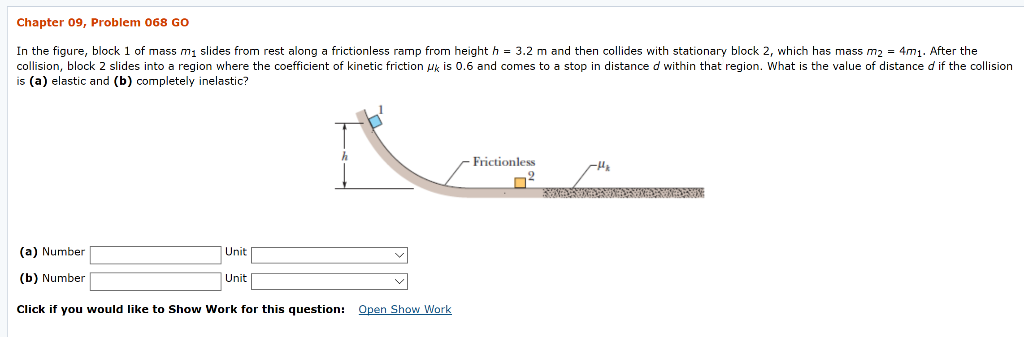 Solved Chapter 09, Problem 068 GO In the figure, block 1 of | Chegg.com