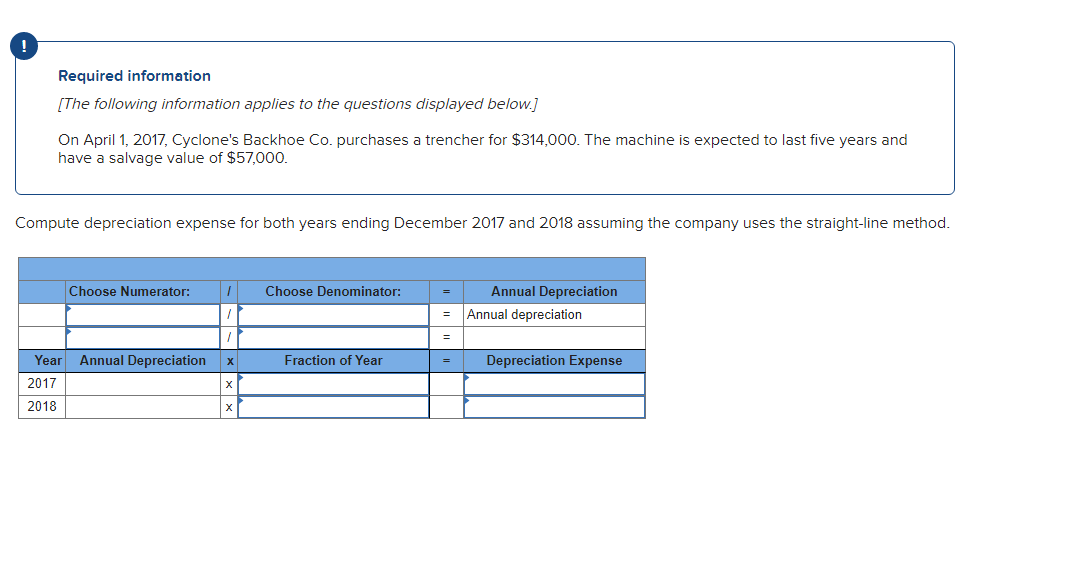 Solved Required information [The following information | Chegg.com