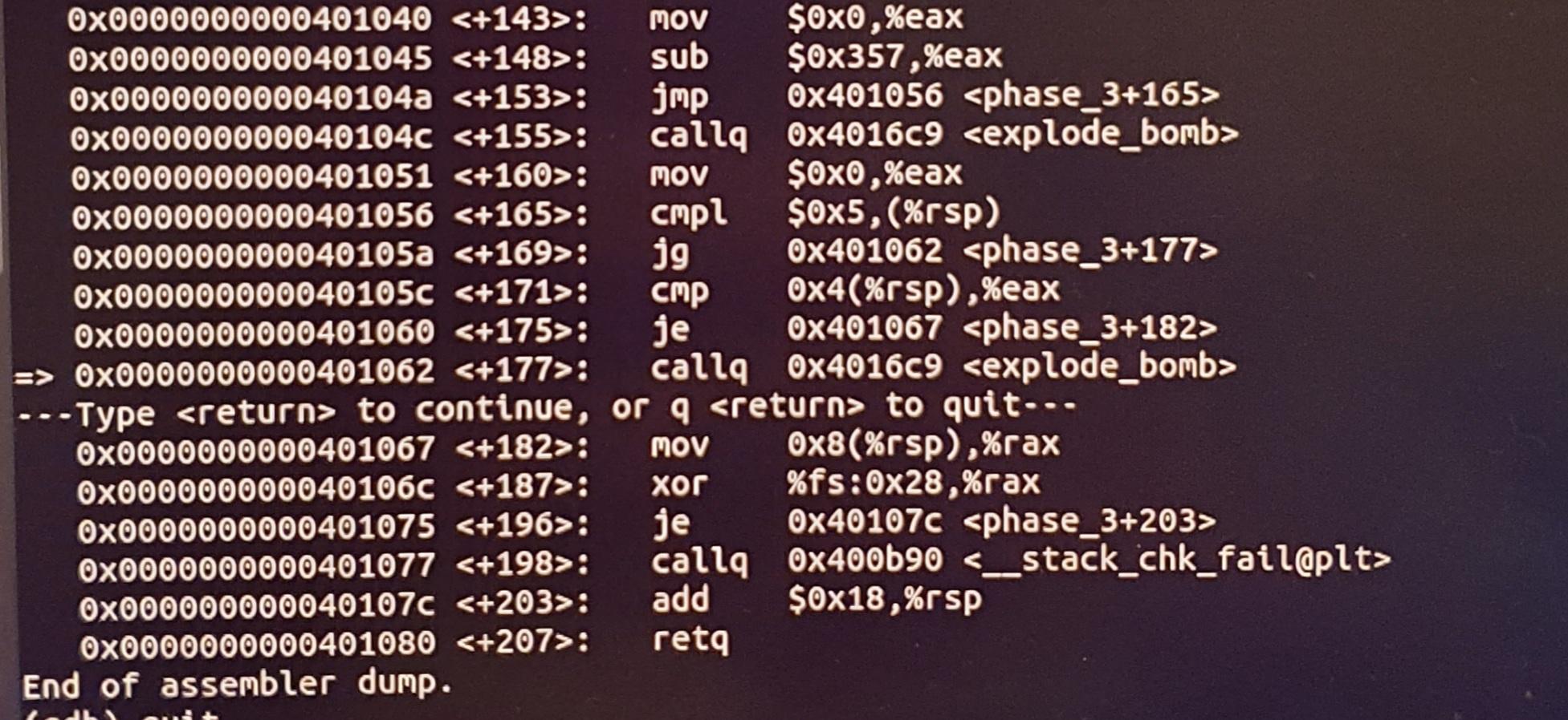 (gdb) disas Dump of assembler code for function | Chegg.com