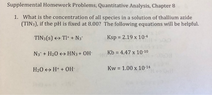 Solved Supplemental Homework Problems, Quantitative | Chegg.com