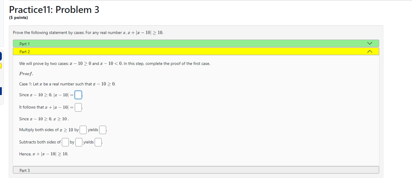 Solved Prove the following statement by cases: For any real | Chegg.com