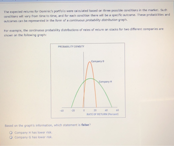 Solved 4. Statistical measures of standalone risk Aa Aa | Chegg.com