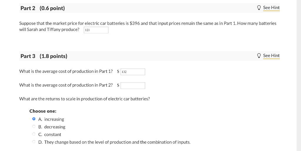 Solved 03 Question (3 points) e See page 4 Sarah and Tiffany | Chegg.com