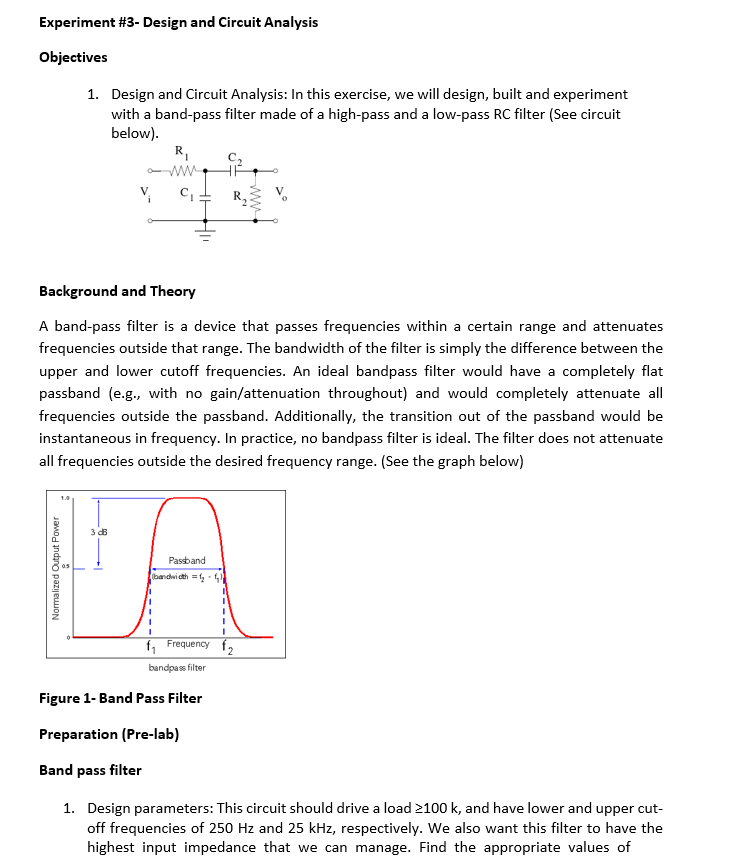 Equipment and Parts List Function Generator | Chegg.com