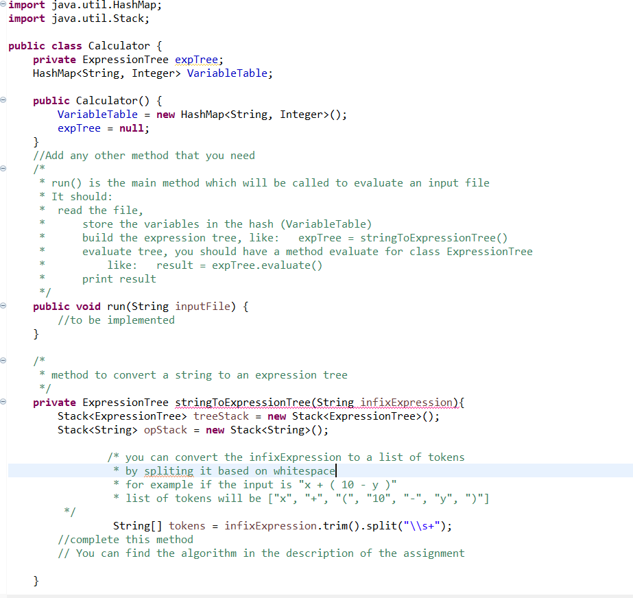 In this assignment you will write a calculator. You | Chegg.com