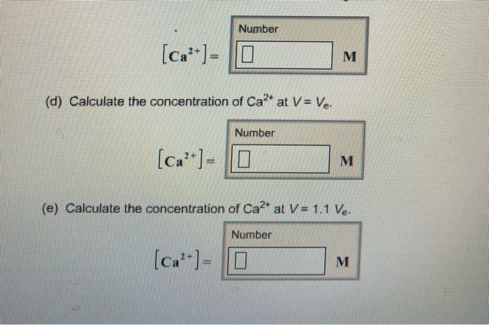 Solved 0.040 M EDTA at pH 9.00. Log Kt for the CaEDTA M You | Chegg.com