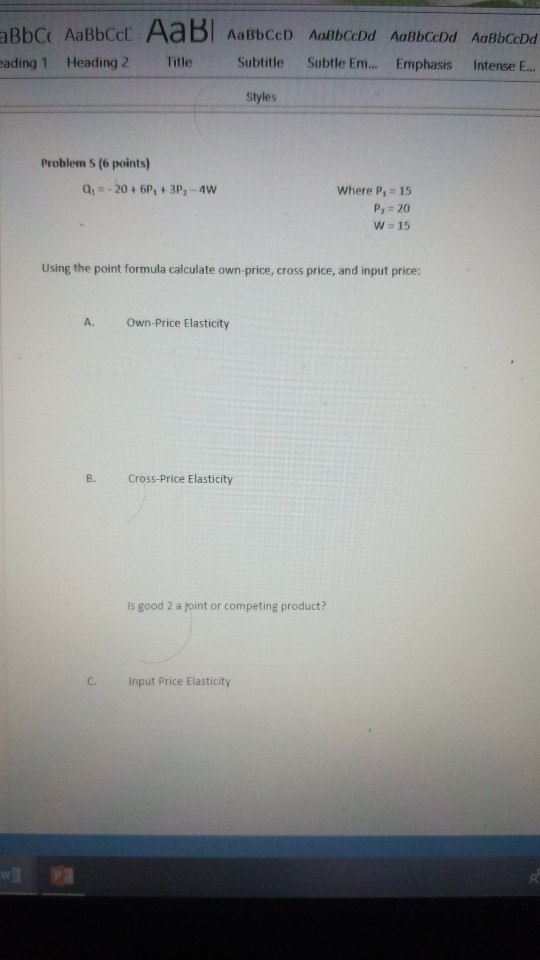 Solved INSERT DESIGN PAGE LAYOUT REFERENCES MAll INGS REVIfw | Chegg.com