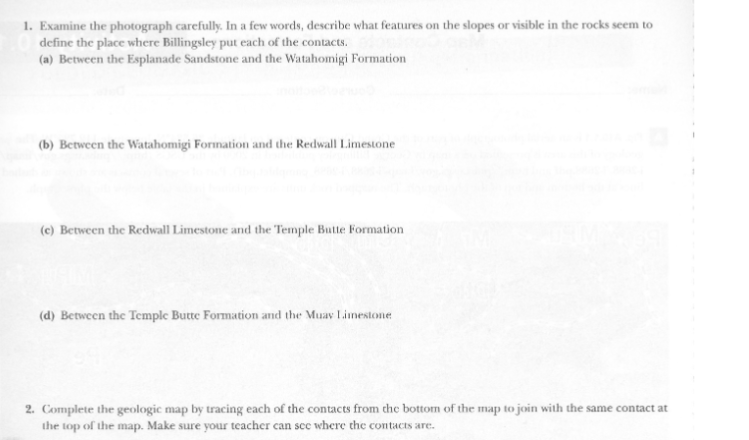 1. Examine the photograph carefully. In a few words, | Chegg.com