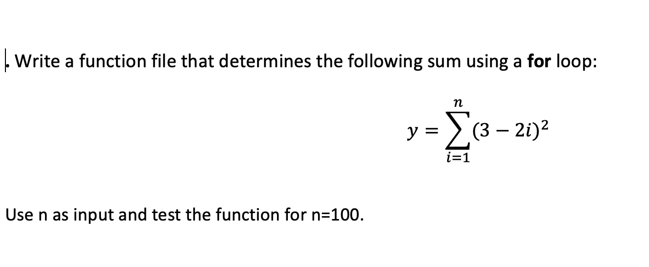 Solved Write A Function File That Determines The Following 