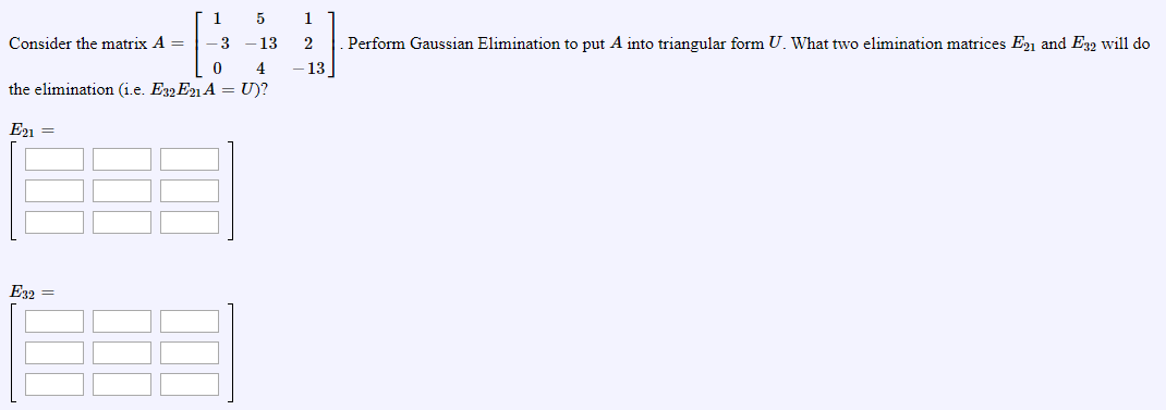 Solved si 4 31 Consider the matrix A= -1 0 -2 Perform | Chegg.com