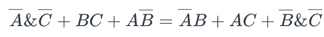 Solved Prove the following using a truth table: | Chegg.com