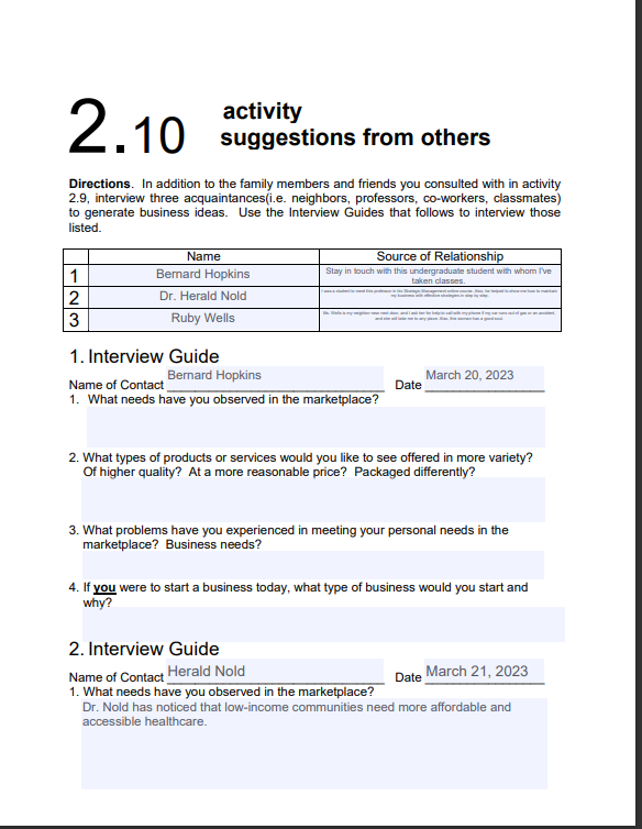 Solved Directions. In addition to the family members and | Chegg.com