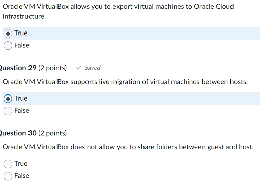 Solved Oracle VM VirtualBox allows you to export virtual | Chegg.com