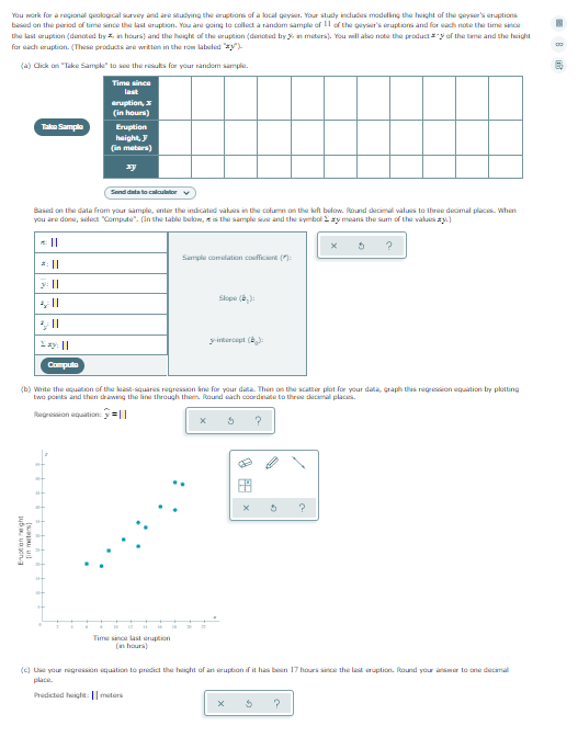 You work for a regional geological survey and are | Chegg.com