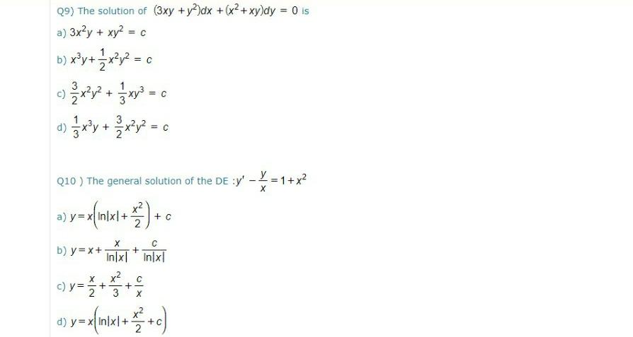 Solved Q7) For which values of m is the function y = xm is a | Chegg.com
