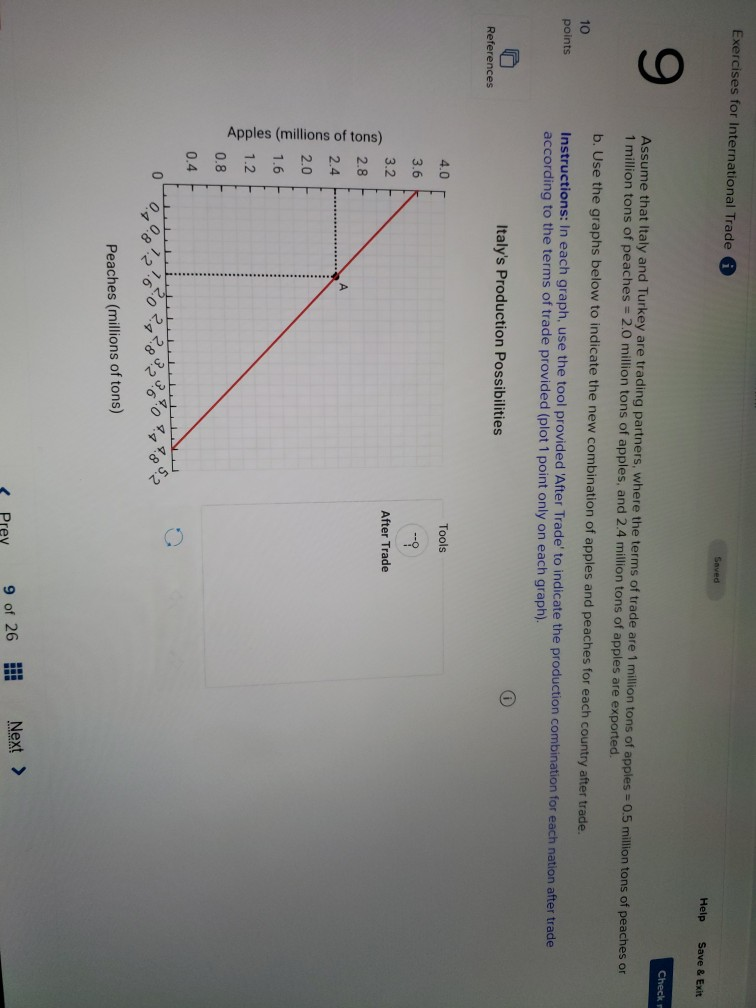 Solved Help Save & Exit Subm 9 Gains from Specialization and | Chegg.com Solved Help Save & Exit Subm 9 Gains from Specialization and | Chegg.com