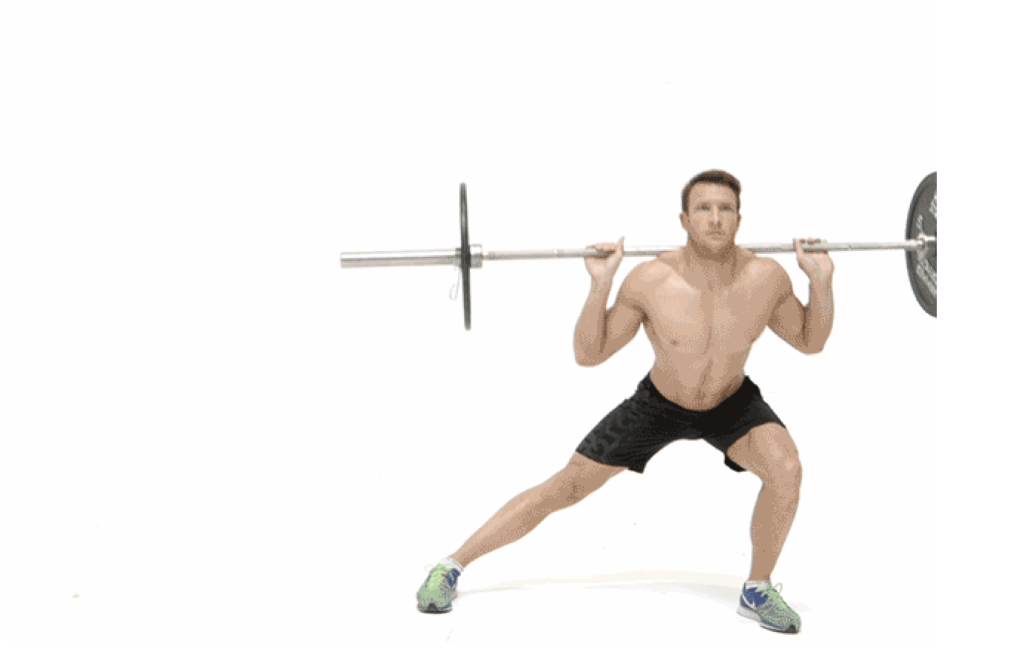 Solved Barbell Side Lunge-lunging to the left (Anatomical | Chegg.com